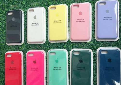 Чехлы Silicone case на iPhone Xr/11/Xs/6/6s/7/8+