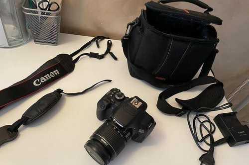 Зеркальный фотоаппарат canon 650D