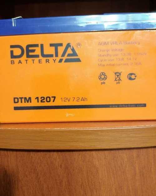 Аккумуляторы delta 12в 7.2 Ah, 17Ah, 26Ah