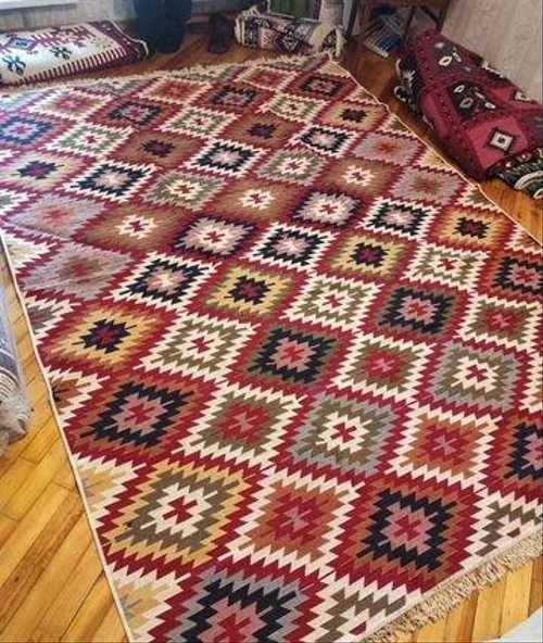 Ковры килим/турецкие/хлопок/сумах/в стиле Икеа