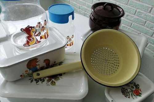 Эмалированная посуда из СССР и другое