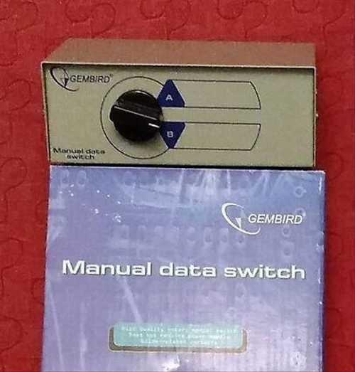  USB2.0 Manual data switch Gembird | Festima.Ru .