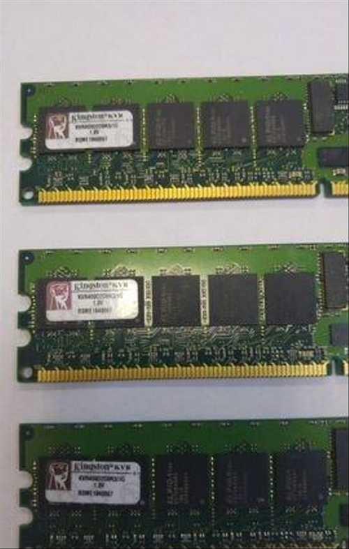 Серверная память Kingston KVR400D2D8R3/1G
