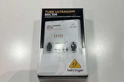 Behringer MIC100 Tube UltraGain предусилитель