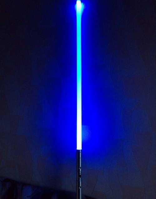 Световой меч Star Wars синий 3W со звуком