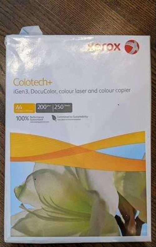 Бумага Xerox Colotech+