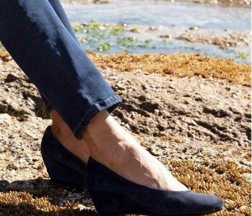 Туфли женские Gabor 36 (23,5см) натуральная замша