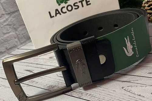 Кожаный ремень Lacoste