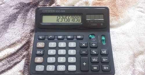 Калькулятор бухгалтерский Citizen SDC-344