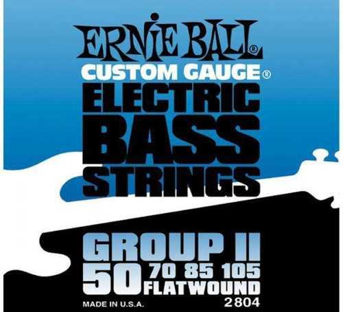 Струны бас Плоские 50-105 Ernie ball 2804 Flat