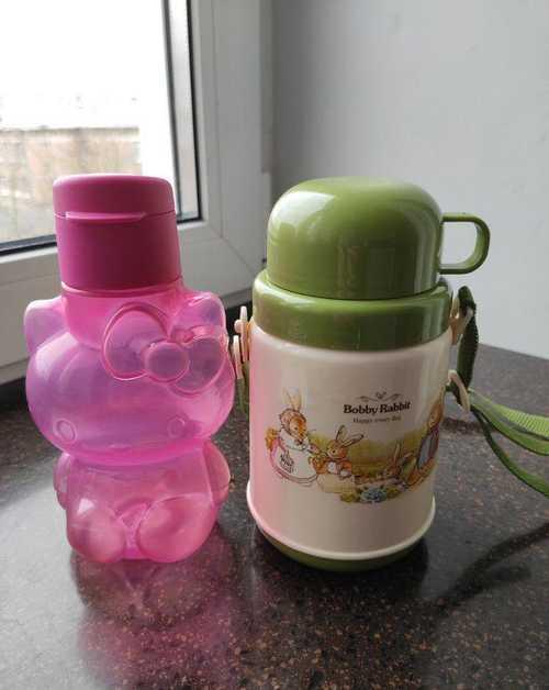 Детская бытылка для воды Tupperware, термос