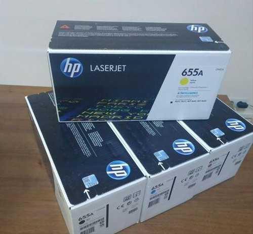 HP № 655A Картридж Hewlett Packard CF453A CF450A