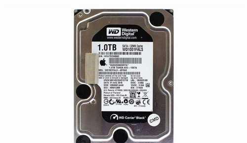 HDD SATA 3.5" 1Tb WD Black WD1001fals HDS104