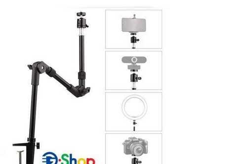 Гибкий шарнирный штатив Andoer 62см с резьбой 1/4"
