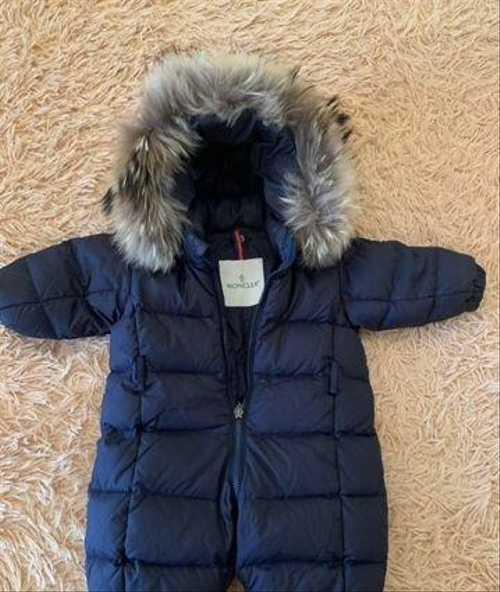 Зимний комбез Moncler 0-6 месяцев (оригинал)