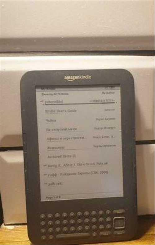 Эл. книга amazon Kindle 3 Wi-Fi на запчасти