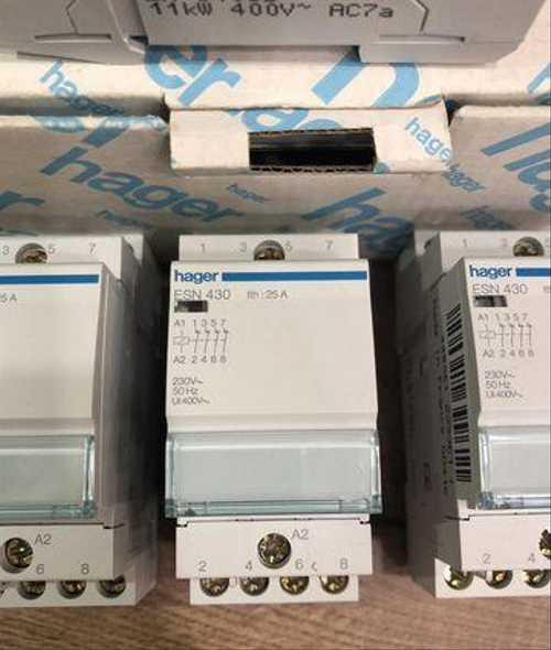 Контактор Hager 25А 4нз