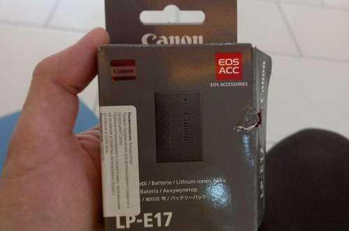 Аккумулятор для фотоаппарата Canon. LP-E17