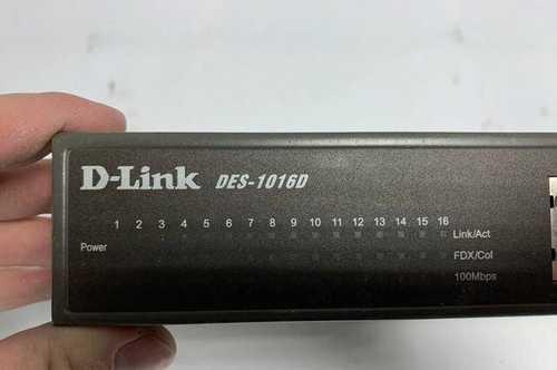 Сетевой коммутатор D-link DES-1016D свитч
