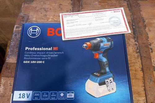 Bosch gdx 18v200 c Гайковерт