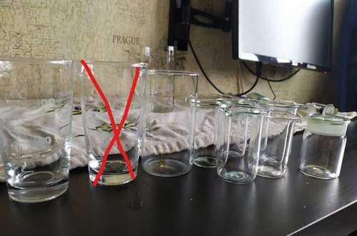 Мерные стаканы 150, 100 и 50 мл