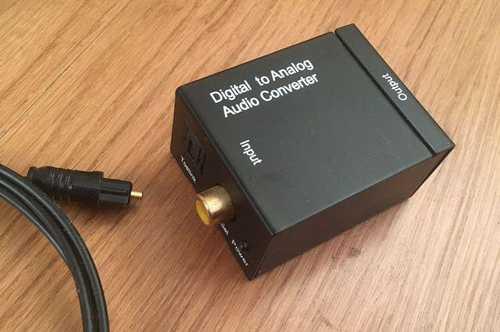 Цап dac toslink + coaxial to rca