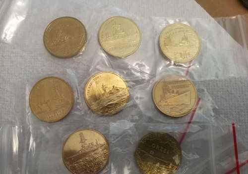 Польша 2 злотых Все Корабли 8шт