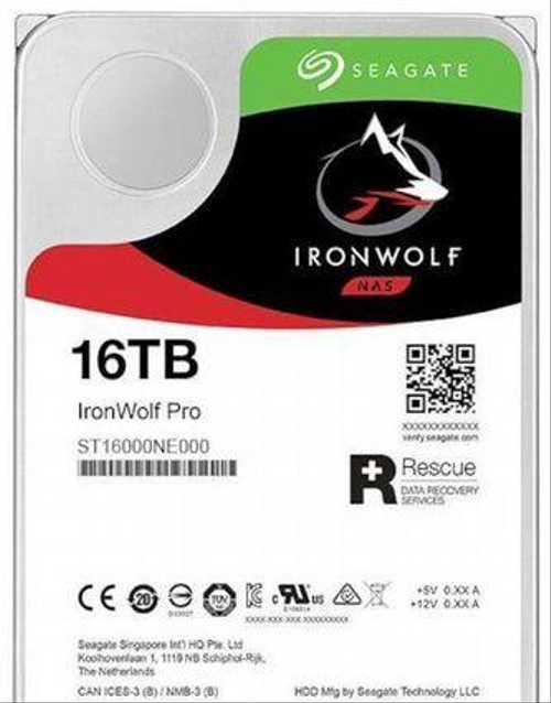 Жесткий диск Seagate IronWolf Pro ST16000NE000 16T