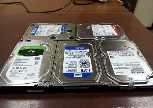 Жёсткие диски (500Gb / 1Tb / 2 TB)