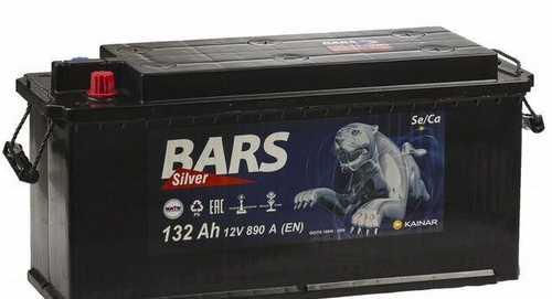 Аккумулятор 6 ст-132 апз Барс silver (распродажа)