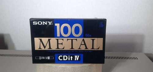 Аудиокассета Sony metal CDit 100
