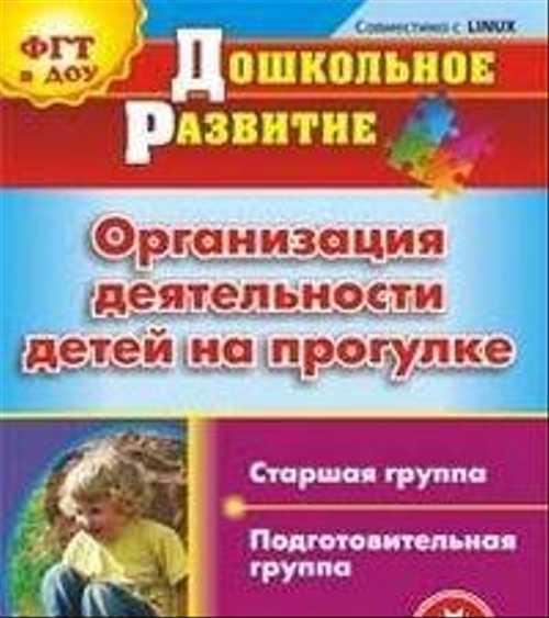 CD-ROM. Организация деятельности детей на прогулке. Старшая и подготовительная группы