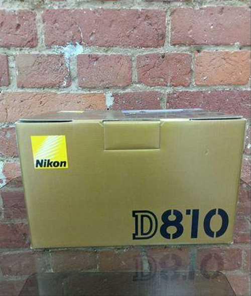 Коробка Nikon D810 Body