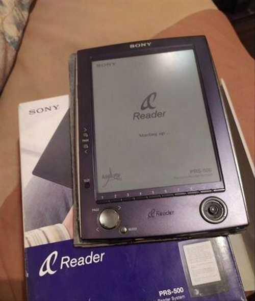 Электронная книга с E-ink дисплеем Sony PRS-500