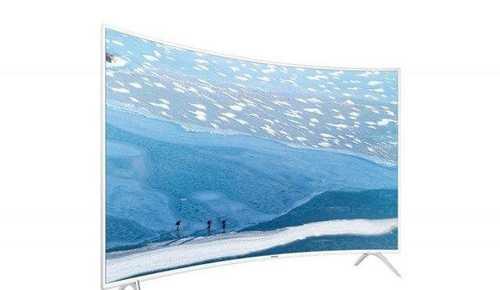 Телевизор Samsung 55 дюймов белый Crystal Color 4K