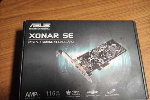 Геймерская аудиокарта asus Xonar SE 5.1 PCI-E