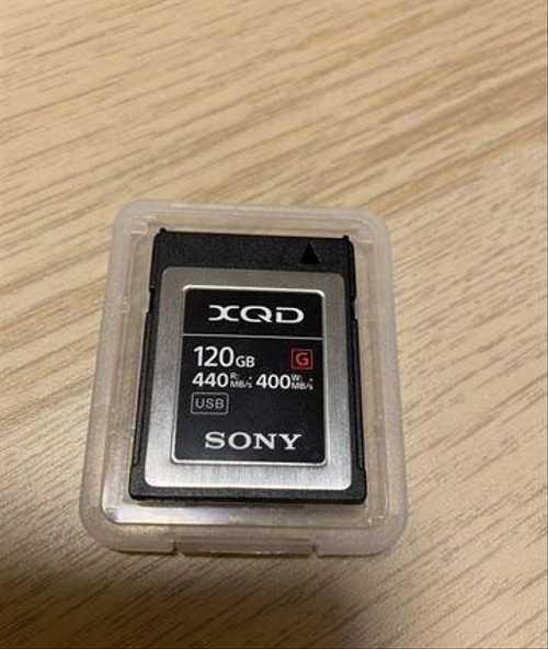 Sony XQD 120GB 440R/400W Новая