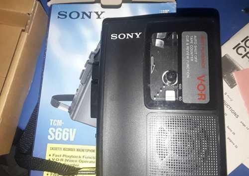 Кассетный плеер диктофон Sony tcm s66v