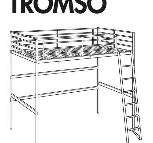 Кровать-чердак tromso (Тромсо) Икеа