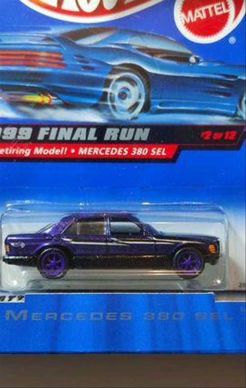 Hot Wheels Mercedes 380 SEL Final Run