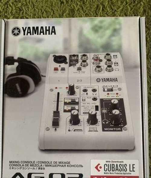 Микшерный пуль Yamaha AG 03