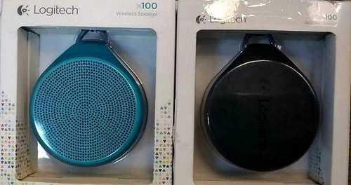 Портативная Bluetooth колонка Logitech X100 (синяя