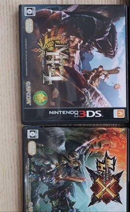 Картриджи 3DS Monster Hunter X + Cross японки