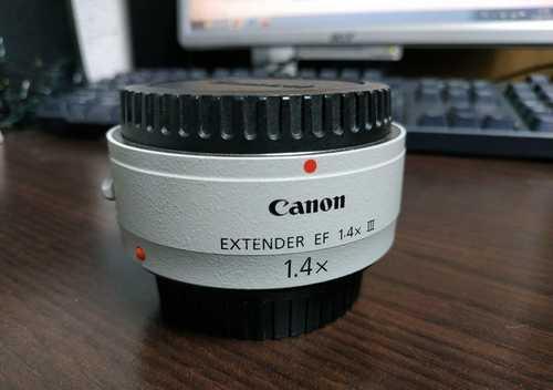 Телеконвертер canon Extender EF 1.4x III