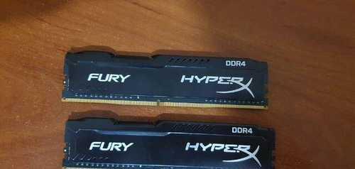 Ddr4 kingston hyperx fury 2x4gb kit 2133mhz