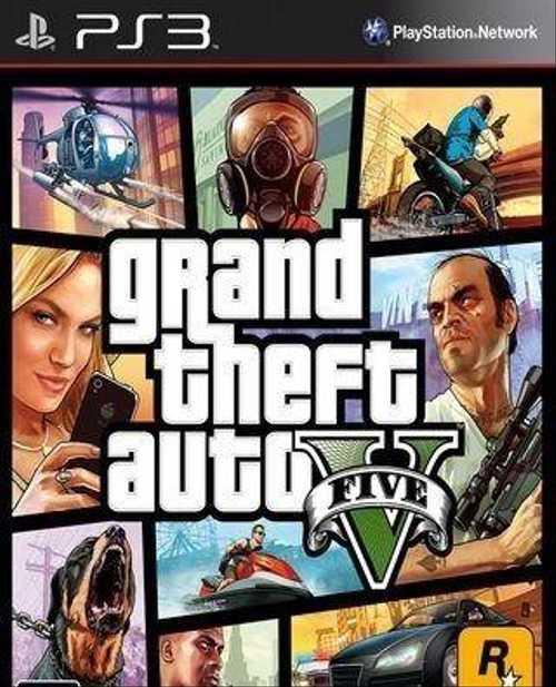 Игра "Grand Theft Auto V" PS3 (GTA 5, PlayStation3