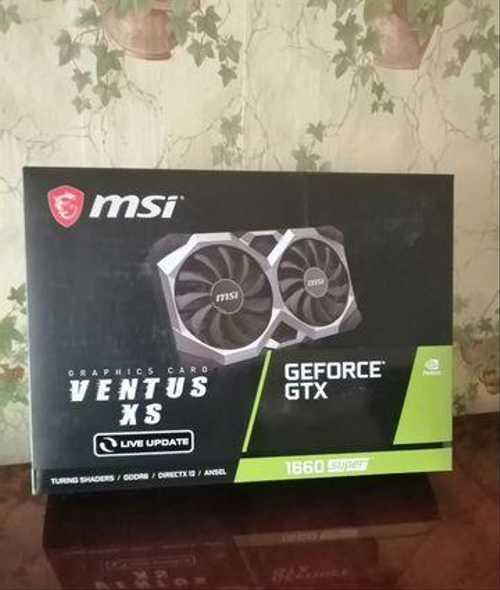 MSI nvidia GeForce GTX 1660 Super Ventus XS 6GB