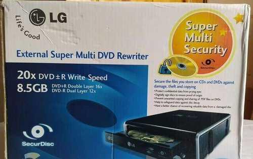 Оптический внешний привод DVD-RW LG GE20
