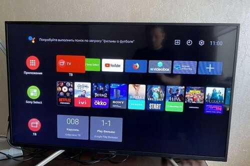 Телевизор Sony 43 дюйма Android TV