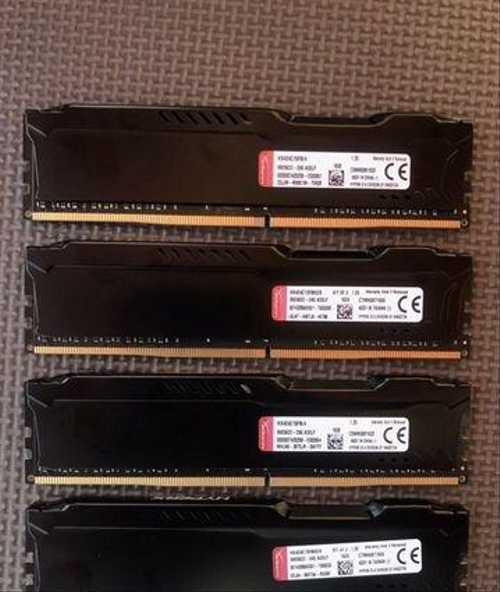 Kingston hyperx fury 16Gb 2400 MHz CL15 DDR4